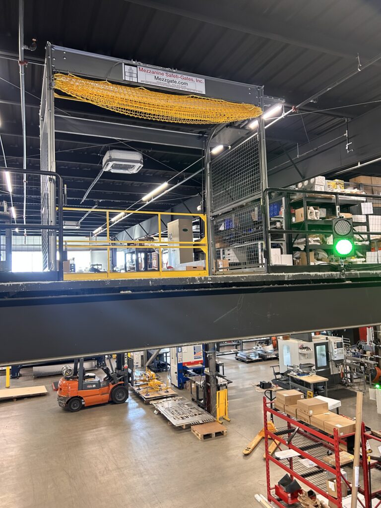 Safety Gate Netting for Product Containment - Mezzgate