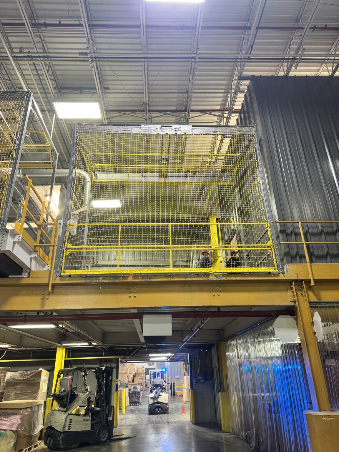 Safety Gate Netting for Product Containment - Mezzgate