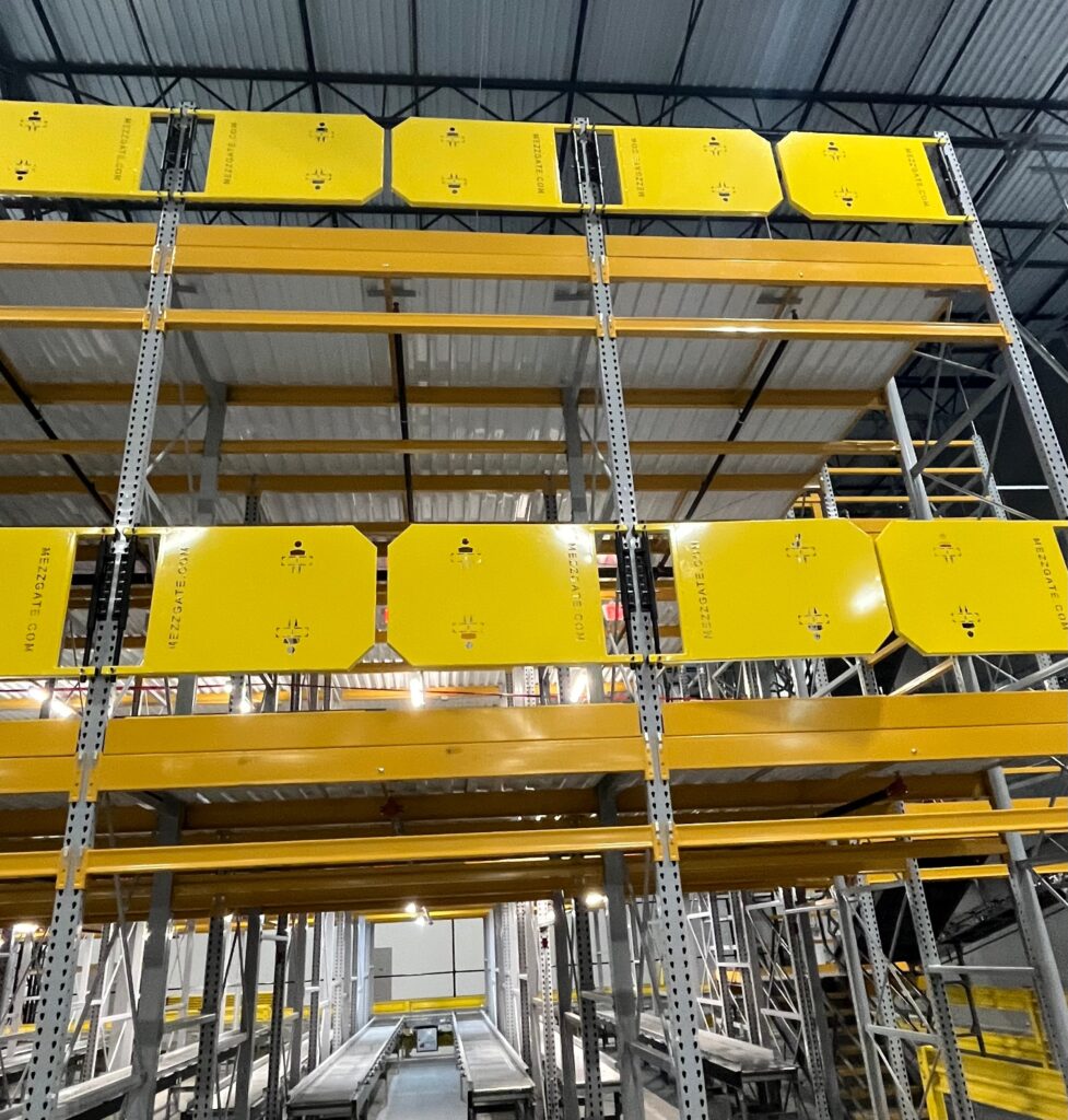 Pallet Loading Safety Gates | Hingeless, Self-Closing Style